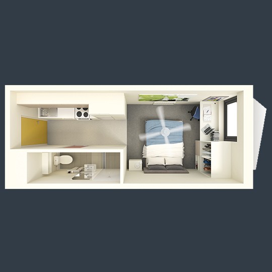 Bedroom Student Apartment | The University of Melbourne